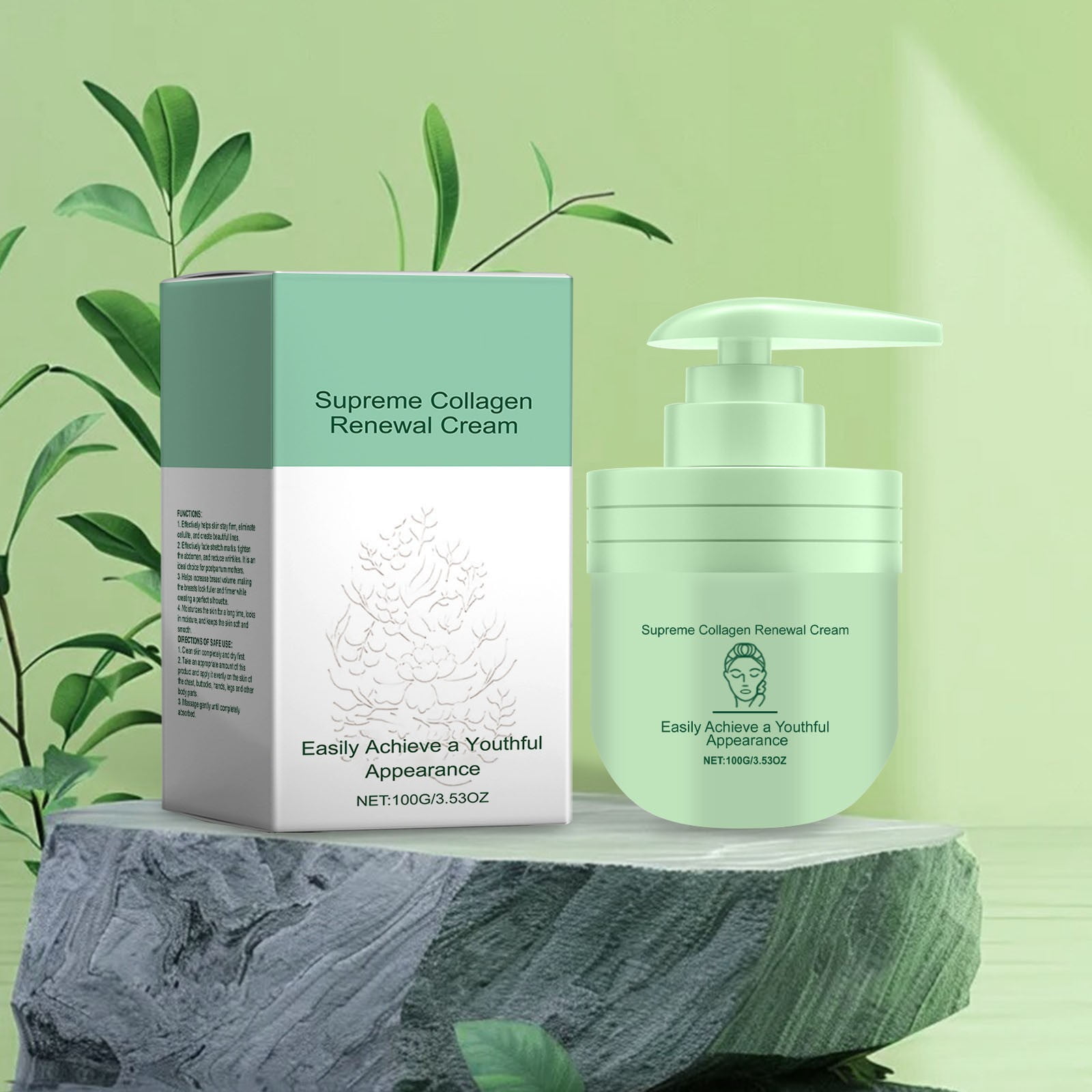 NGTEVOOS Supreme Collagen Renewal Cream, Anti-Wrinkle Body Serum to ...