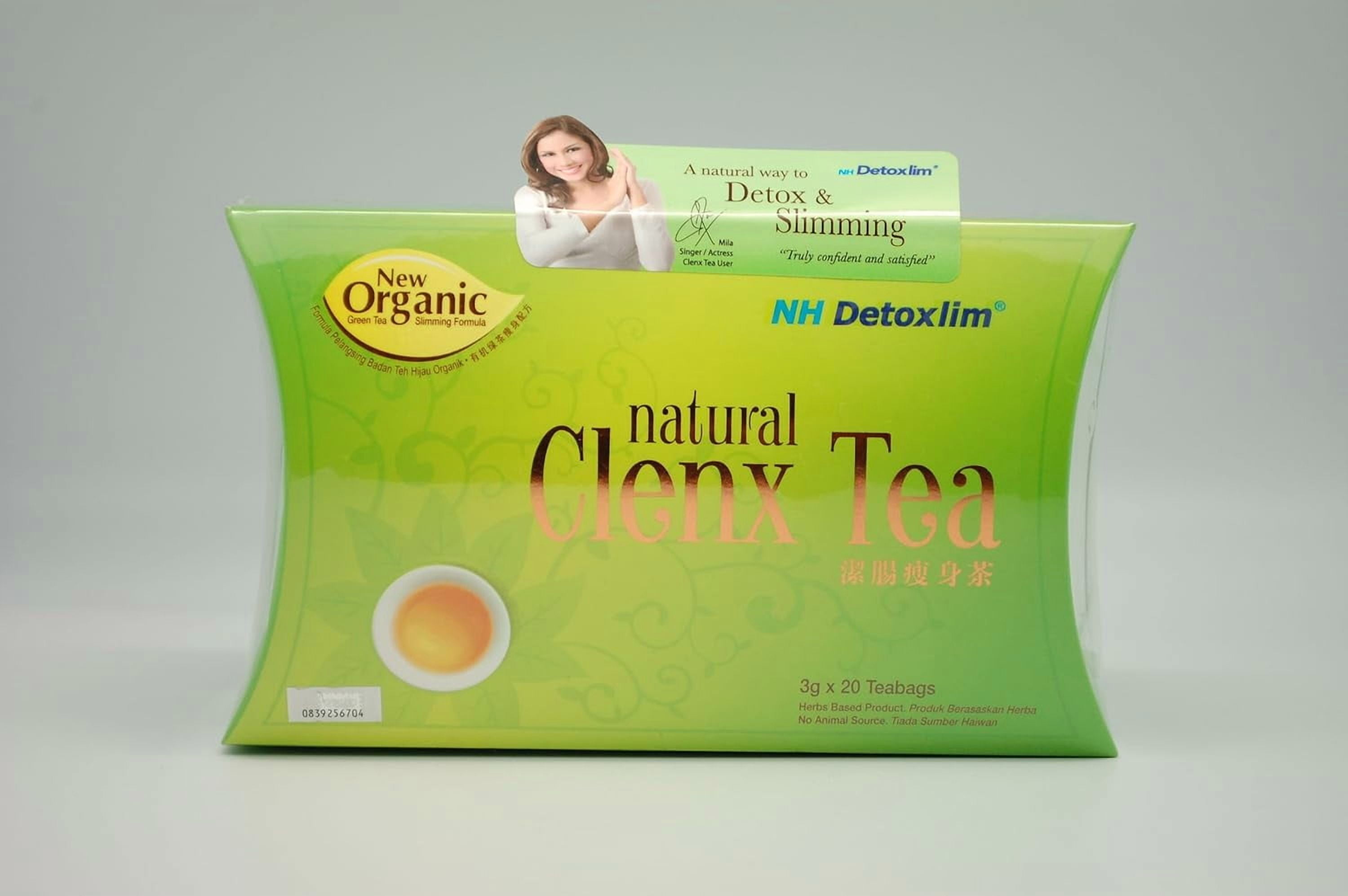 NH Detoxlim Clenx Natural Slimming Weight Loss & Detox Tea 20 Sachets ...