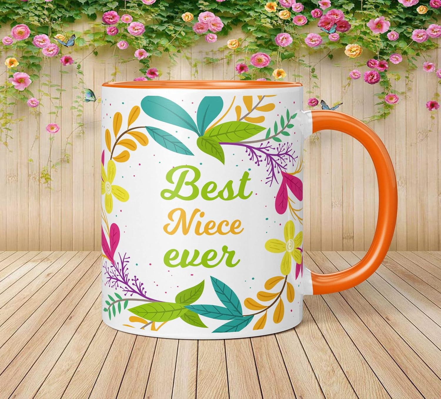 NH10 DESIGNS Best Niece Ever Printed Coffee Mug for Niece Best Birthday ...