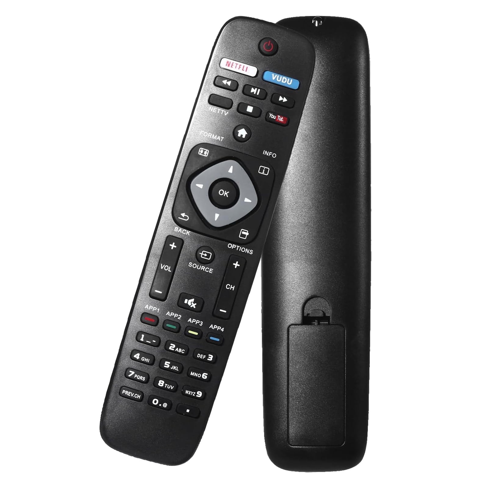 NH500UP Universal Remote Replacement for Philips Smart TV | Compatible ...