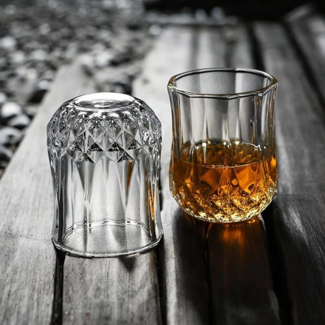NHB BOUTIQUE Unbreakable Plastic Prisma Glass Prisma Glass for Water ...
