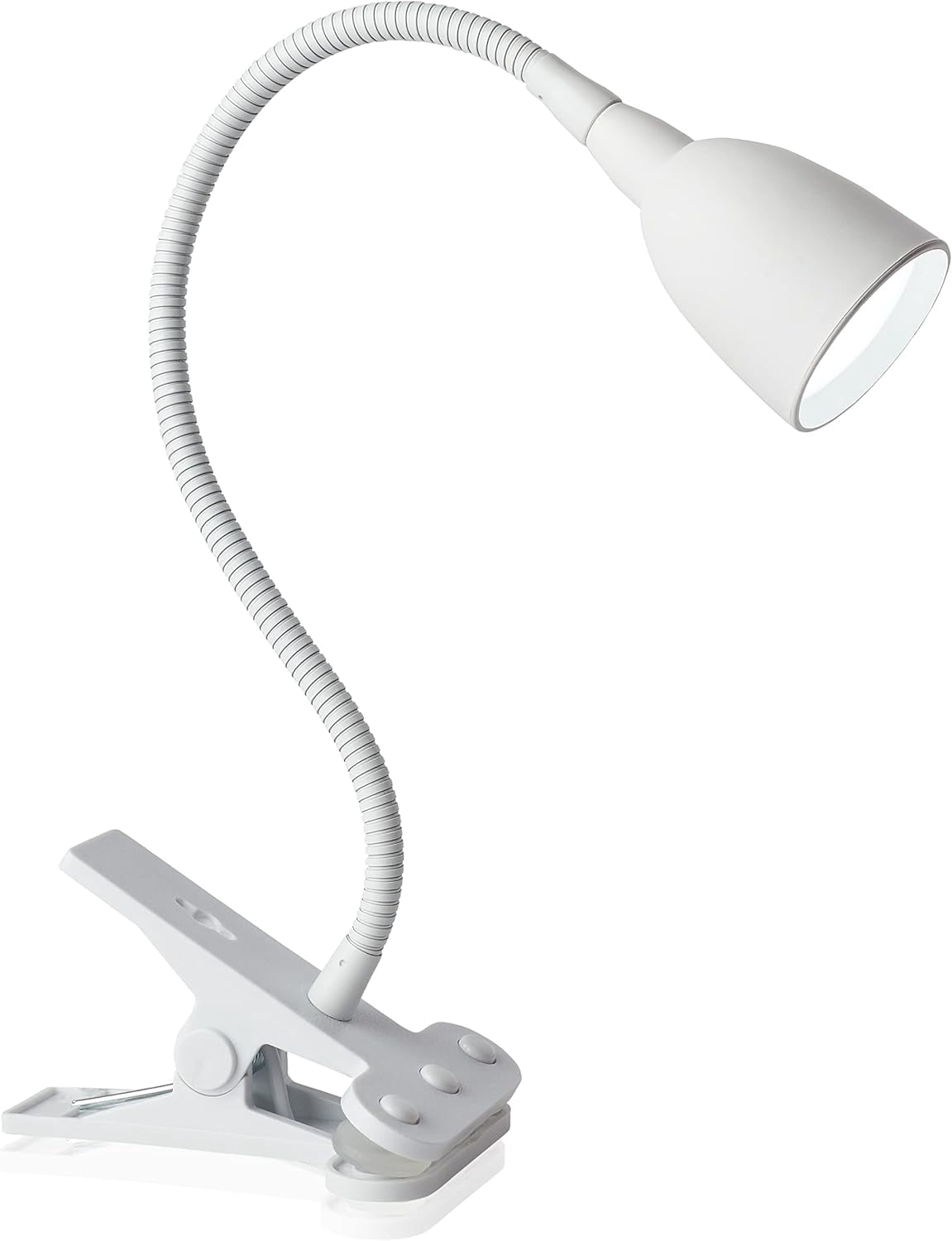 NHCLP-OL-BK Olivia LED Clamp Light Desk Lamp with Flexible Gooseneck, 3 ...