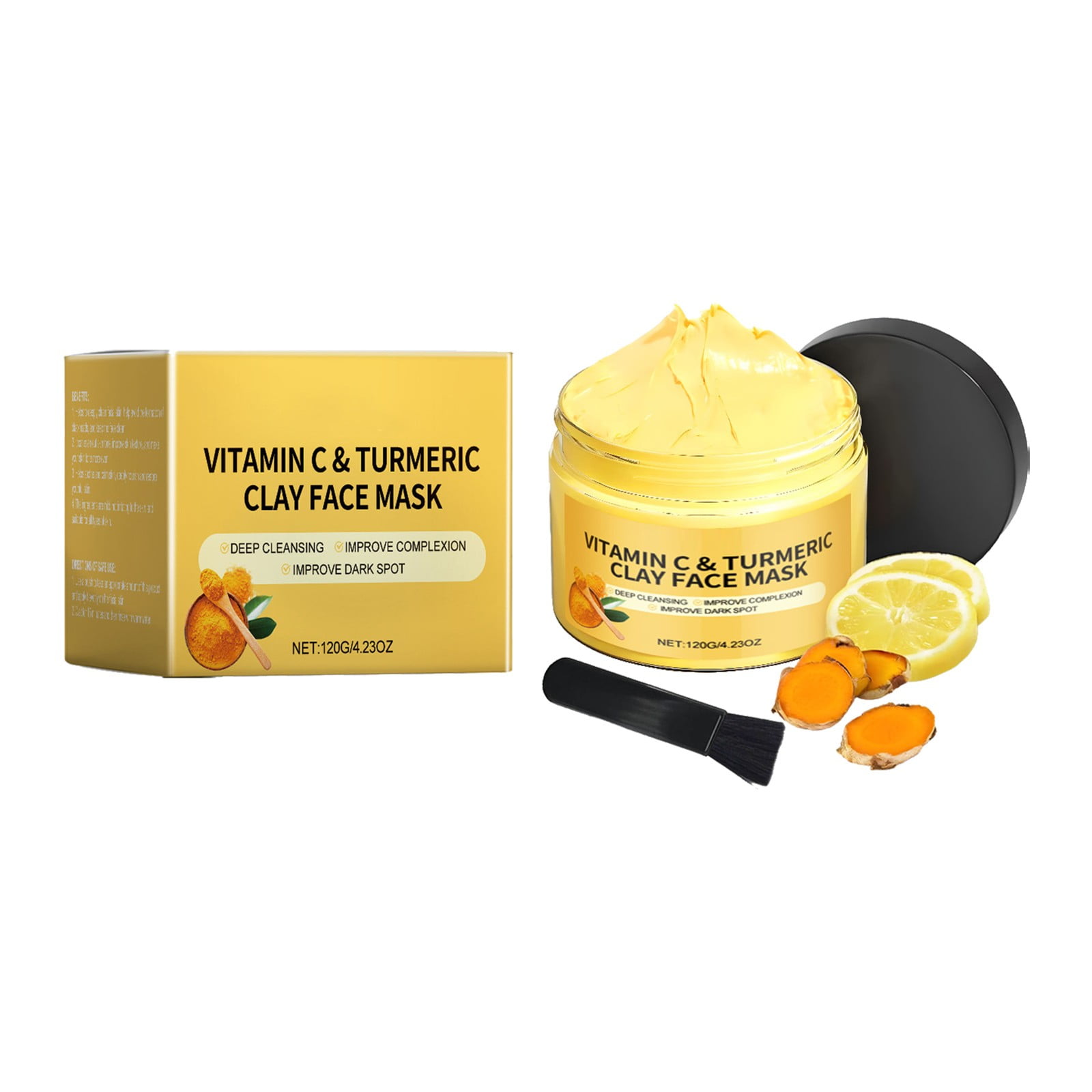 NHGHAL Vitamin C Clay Face ；Mud ；Face Mud Deep Clean And Purify The ...