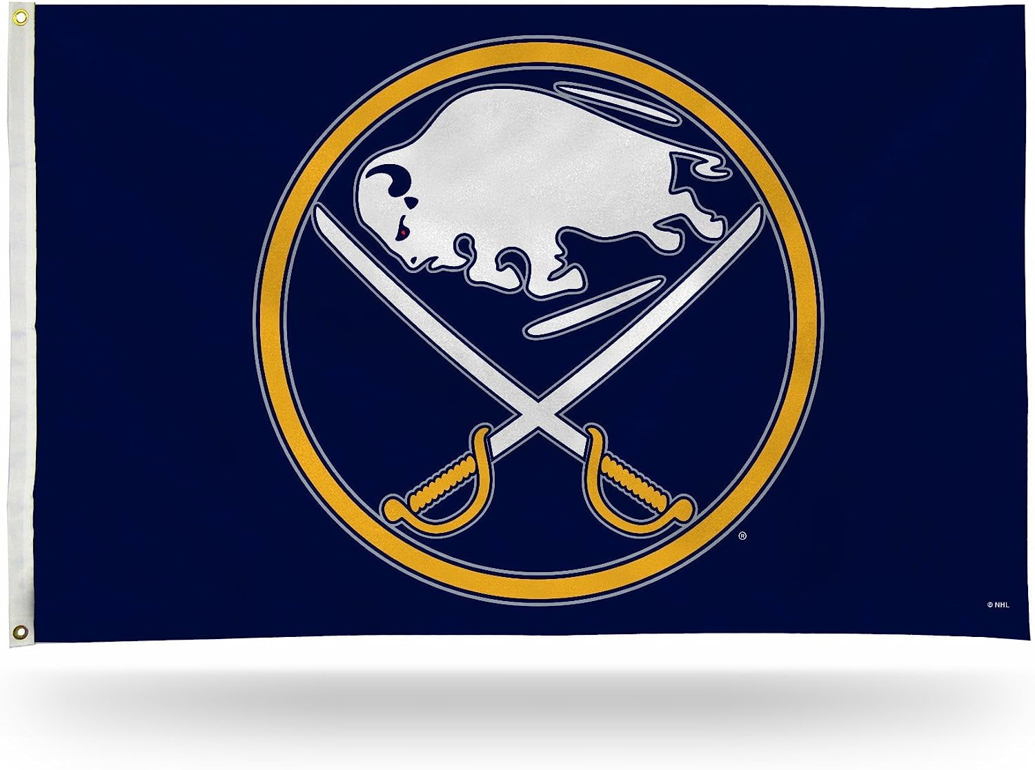 NHL 3-Foot by 5-Foot Single Sided Banner Flag with Grommets - Walmart.com