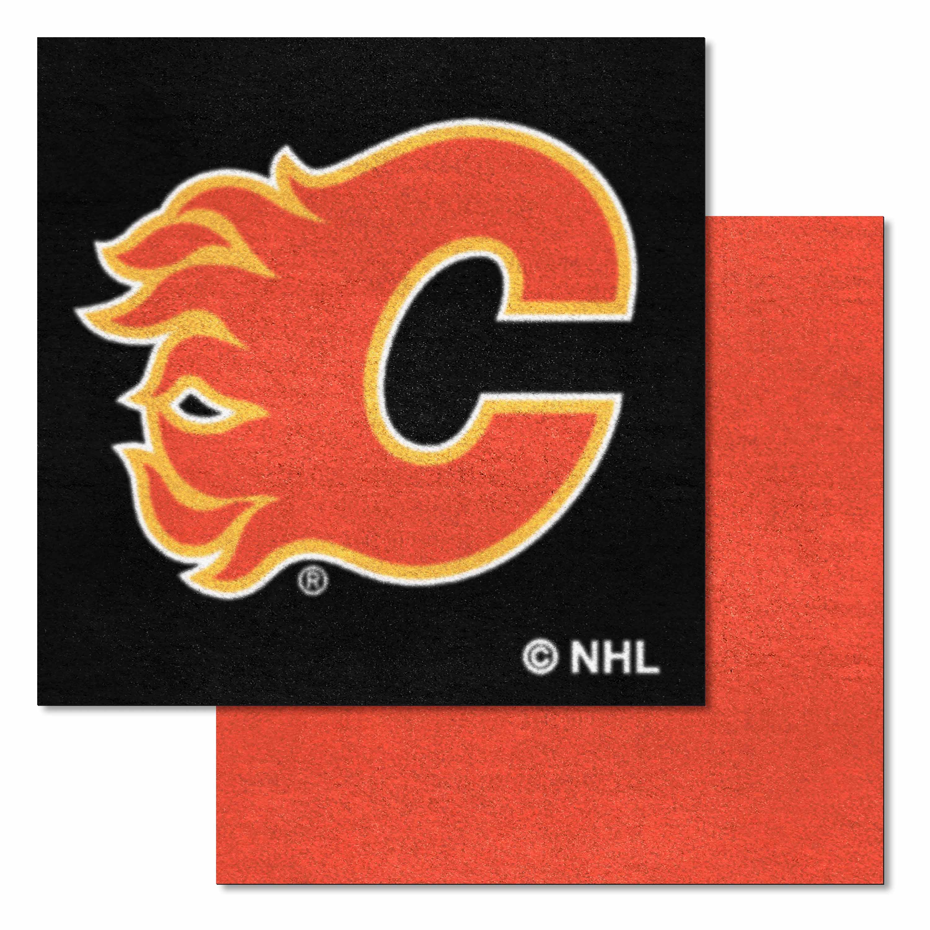 NHL - Calgary Flames 18"x18" Carpet Tiles - Walmart.com
