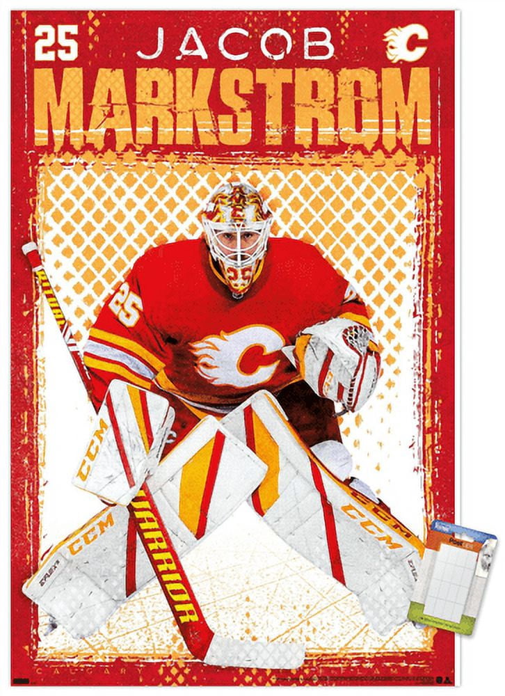 NHL Calgary Flames - Jacob Markstrom 20 Wall Poster, 22.375" x 34 ...