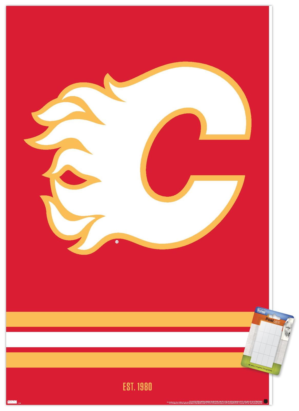 NHL Calgary Flames - Logo 21 Wall Poster, 14.725" x 22.375" - Walmart.com