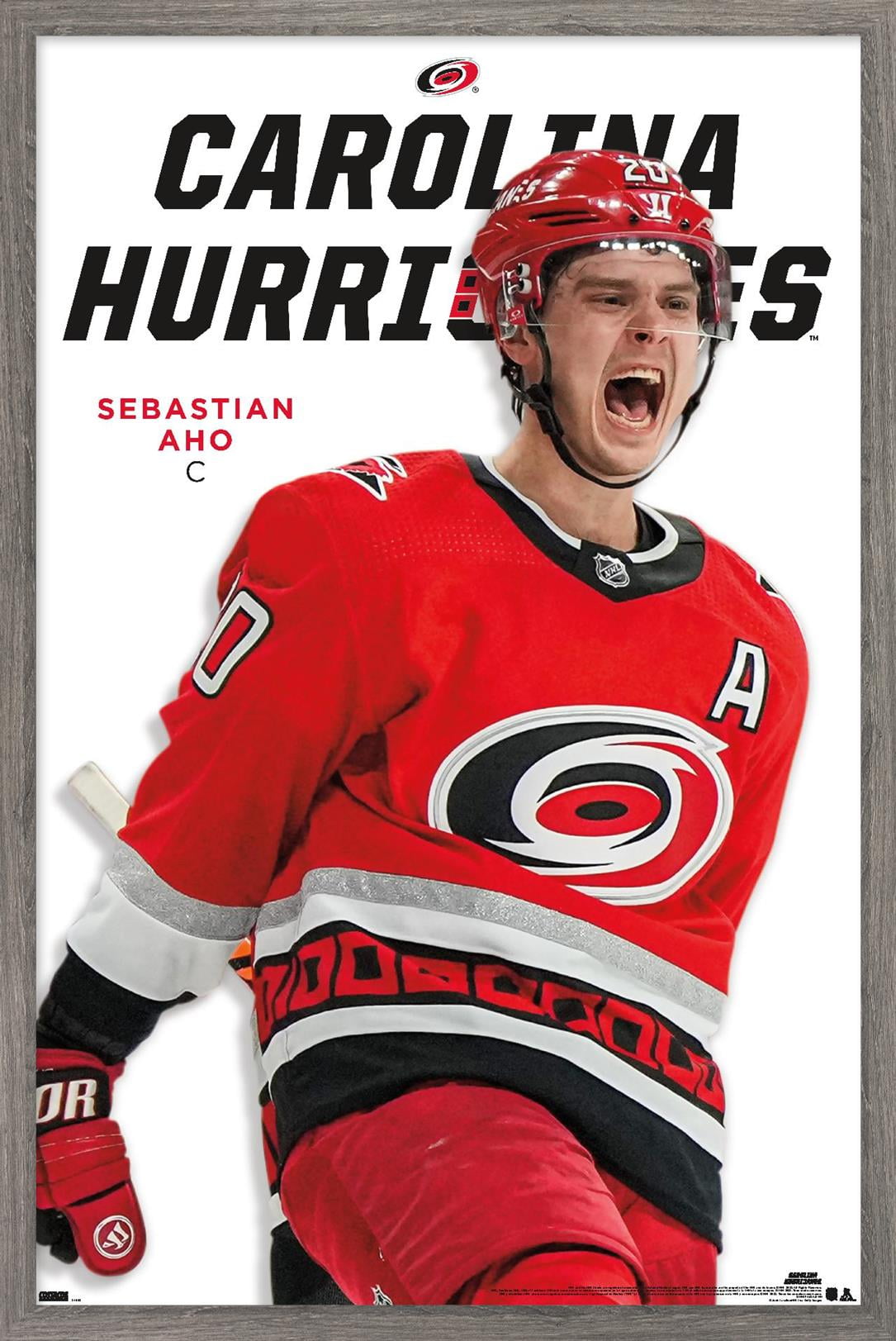 NHL Carolina Hurricanes - Sebastian Aho Feature Series 23 Wall Poster ...