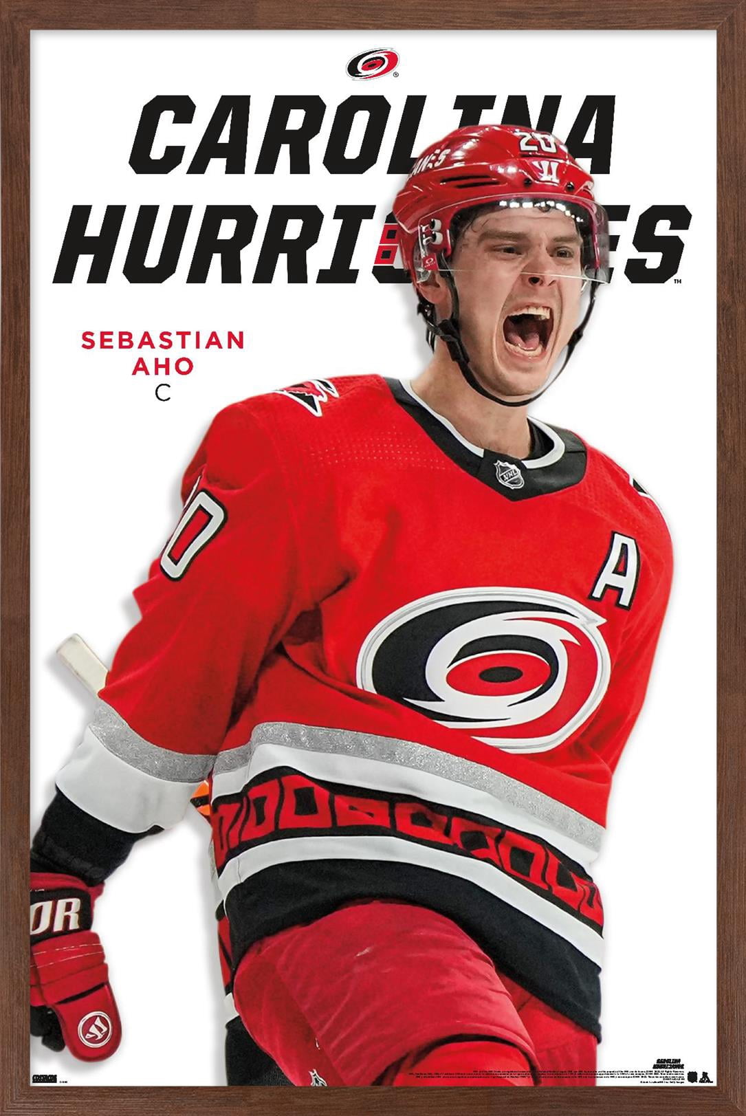 NHL Carolina Hurricanes - Sebastian Aho Feature Series 23 Wall Poster ...