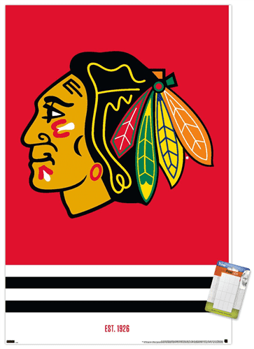 NHL Chicago Blackhawks - Logo 21 Wall Poster, 22.375" x 34" - Walmart.com