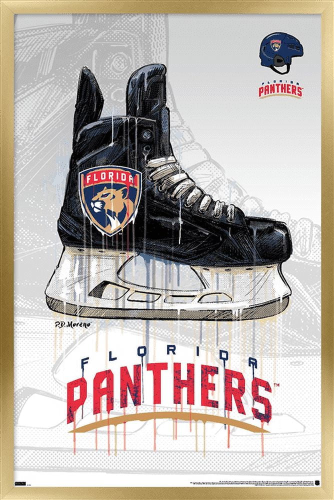 NHL Florida Panthers - Drip Skate 21 Wall Poster, 14.725" x 22.375 ...