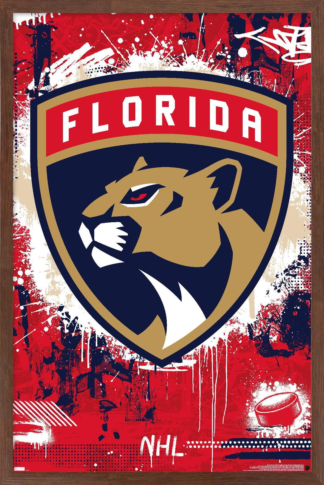 NHL Florida Panthers - Maximalist Logo 23 Wall Poster, 14.725" x 22.375 ...