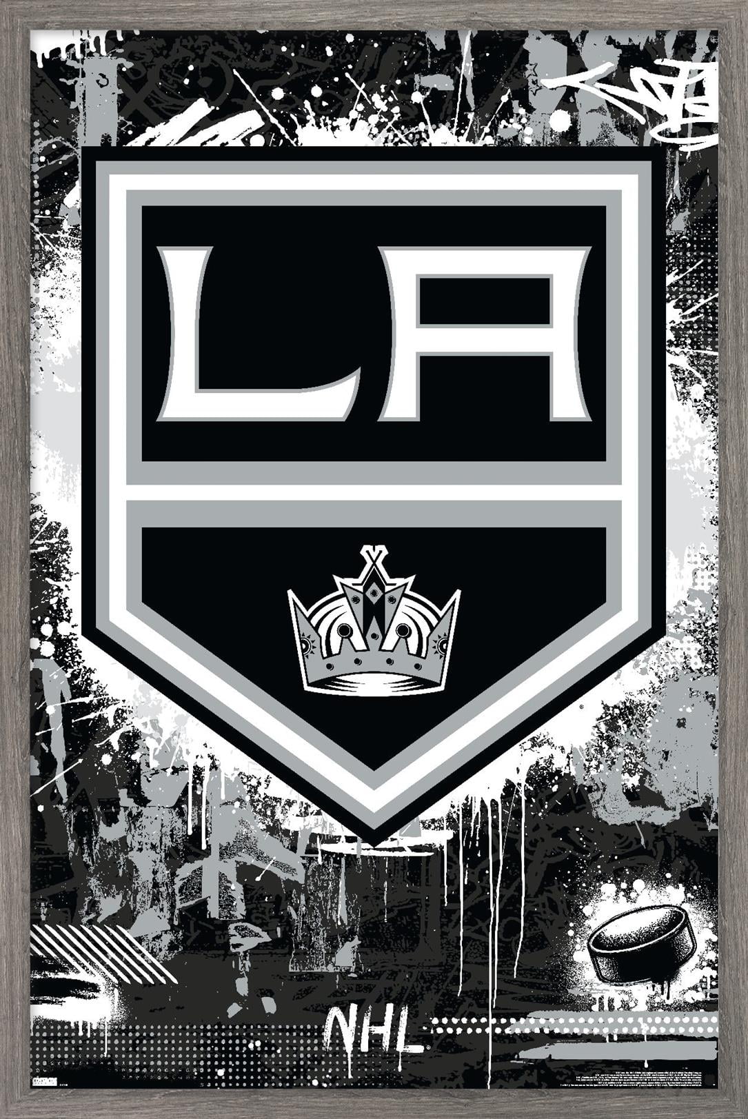 NHL Los Angeles Kings - Maximalist Logo 23 Wall Poster, 22.375" x 34 ...