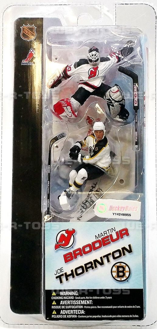 NHL Martin Brodeur & Joe Thornton Action Figures McFarlane 2003 #75125 ...