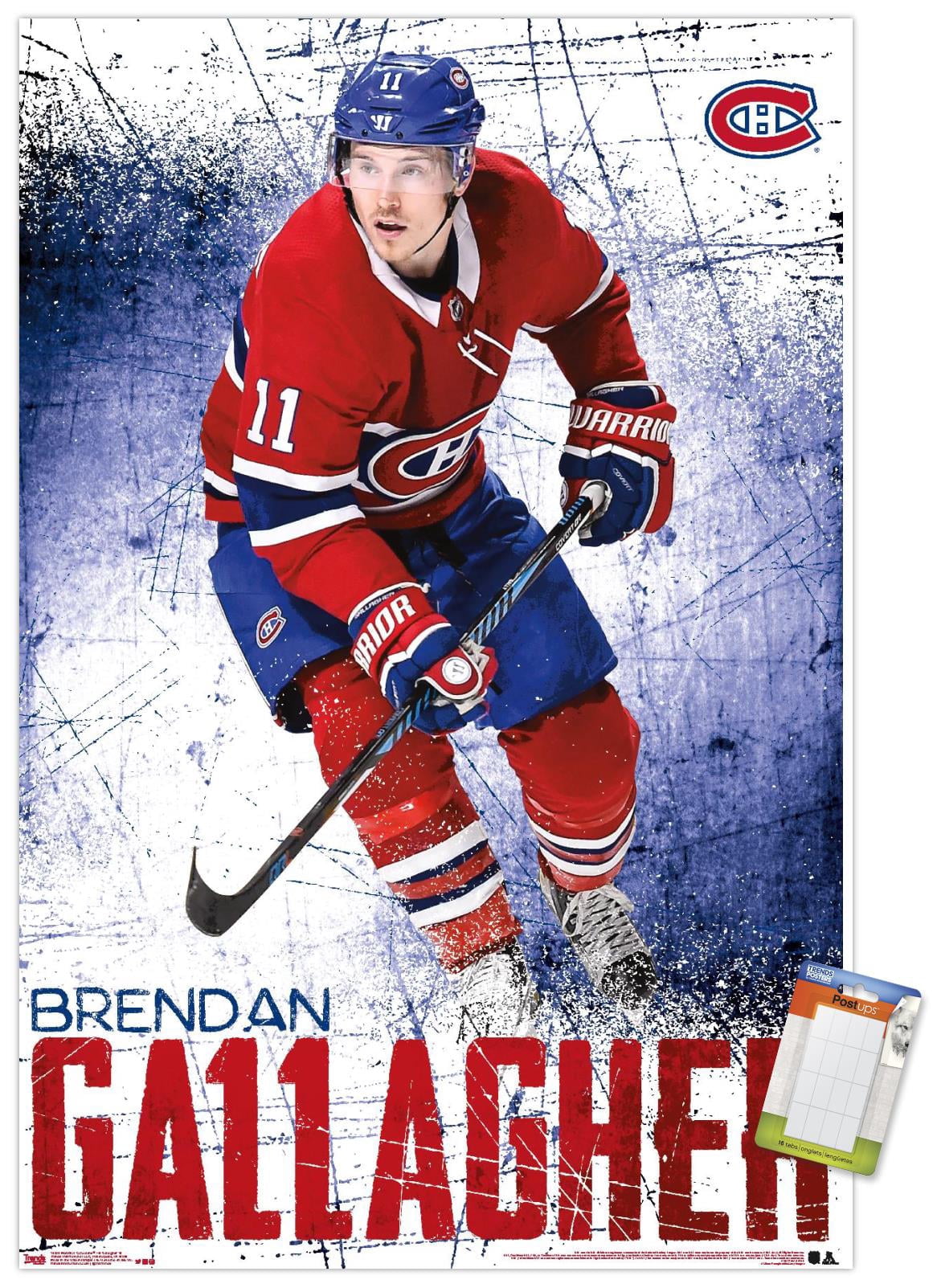 NHL Montreal Canadiens - Brendan Gallagher 18 Wall Poster, 22.375" x 34 ...