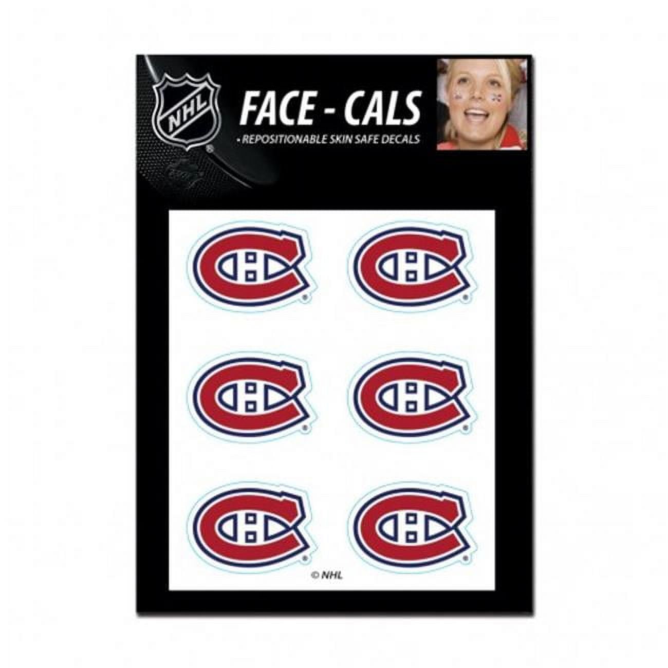 NHL Montreal Canadiens Tattoo Face Cals - Walmart.com