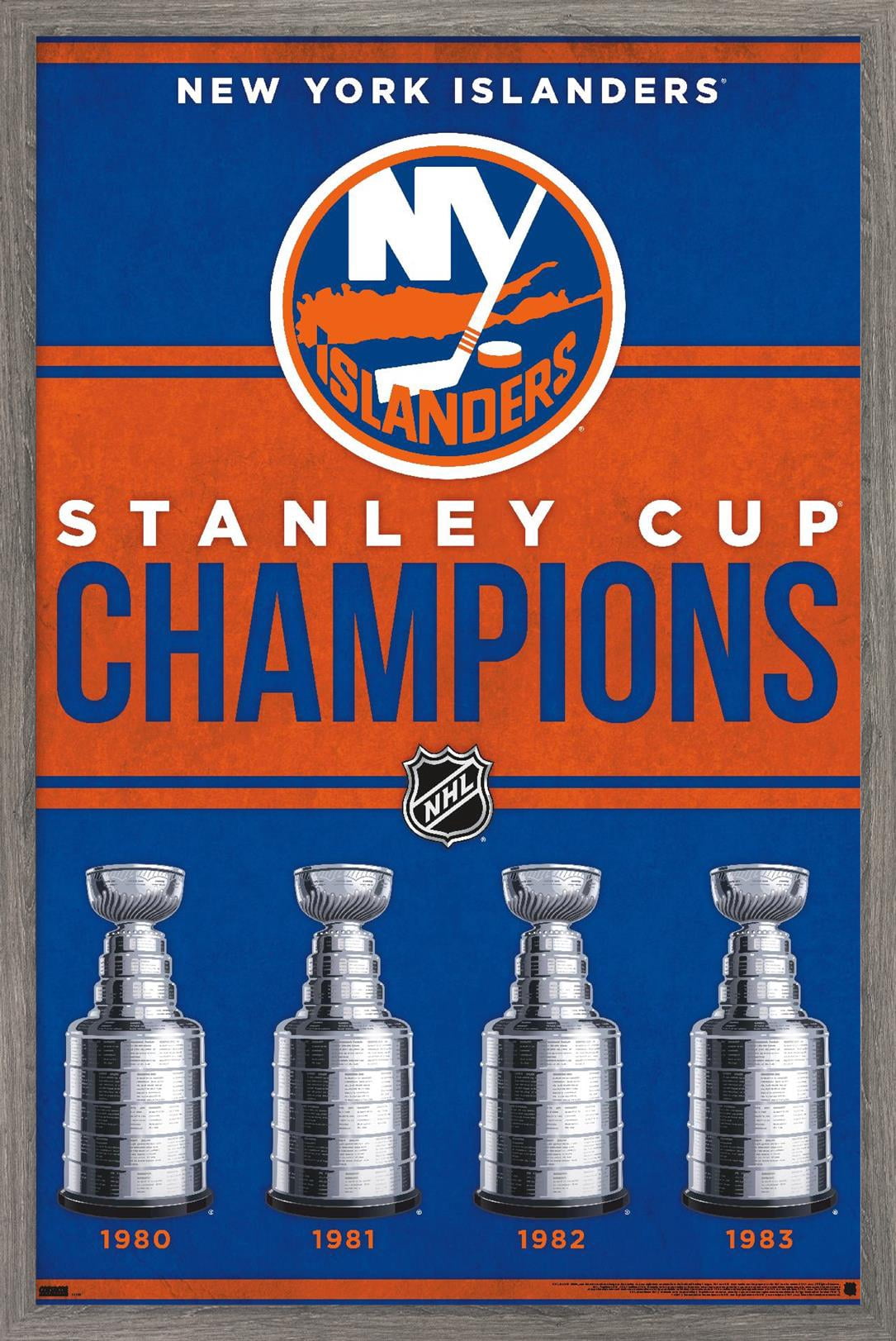 NHL New York Islanders - Champions 23 Wall Poster, 14.725" x 22.375 ...