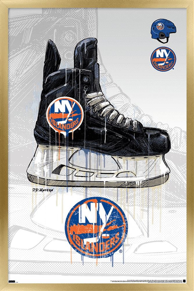 NHL New York Islanders - Drip Skate 21 Wall Poster, 14.725" x 22.375 ...
