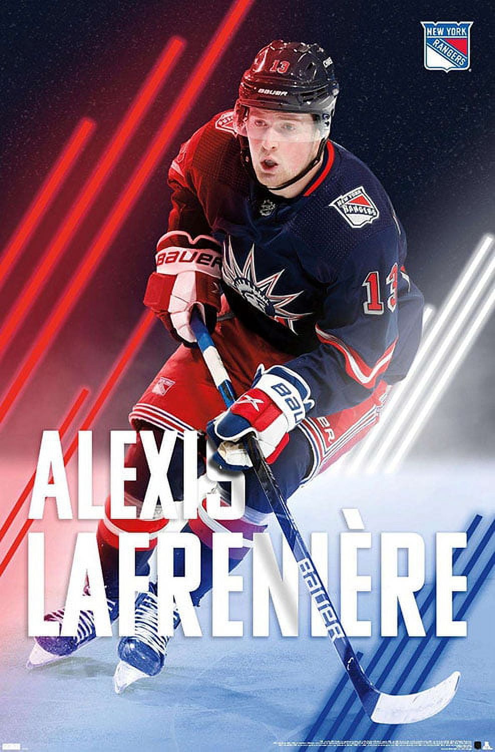 NHL New York Rangers - Alexis Lafrenière 20 Wall Poster, 22.375" x 34 ...