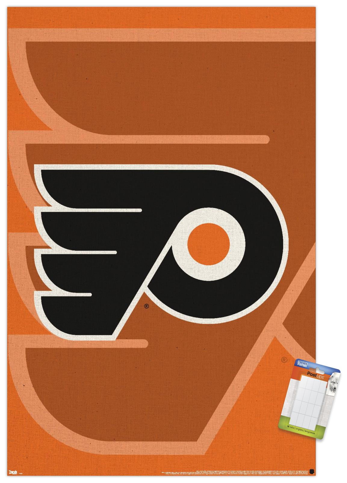 NHL Philadelphia Flyers - Logo 14 Wall Poster, 14.725" x 22.375 ...