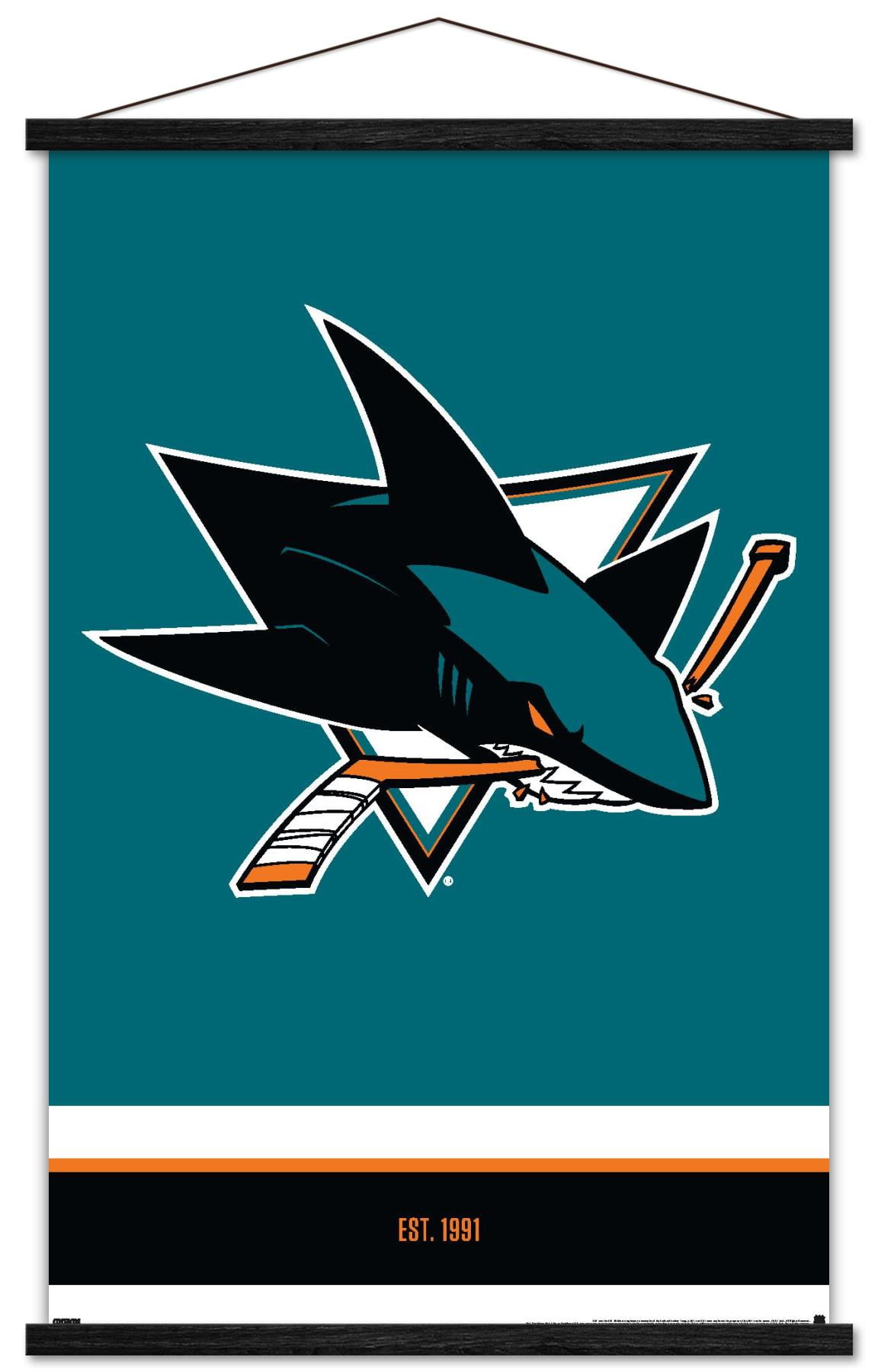 San Jose Shark Logo San Jose Sharks Sign Luca Cagnoni Of The Portland