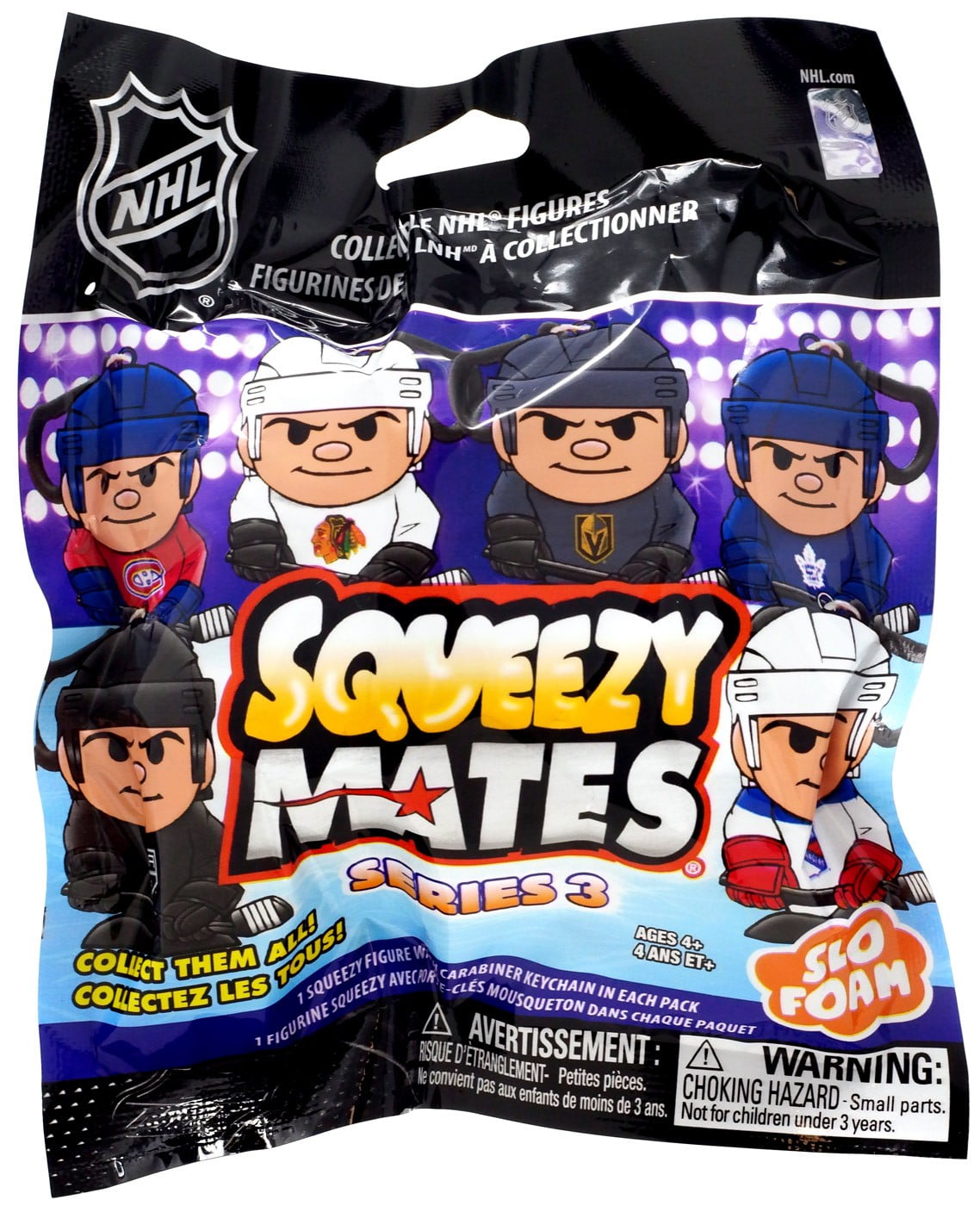 NHL Series 3 Squeezy Mates Mystery Pack - Kids Collector's Surprise Toy ...