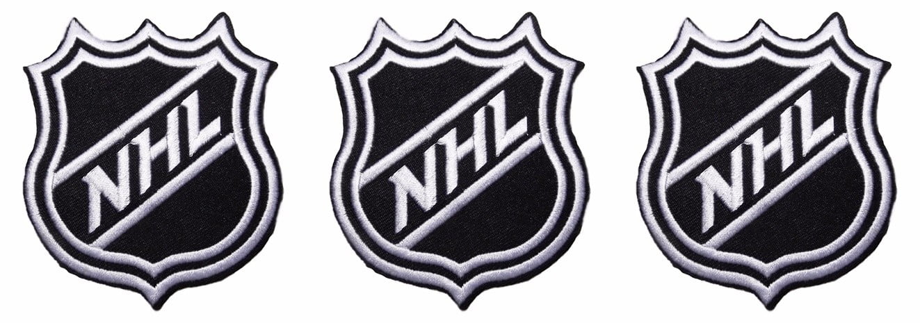 NHL Shield Logo 3 Inches Tall Embroidered Iron on Patch Set of 3 ...