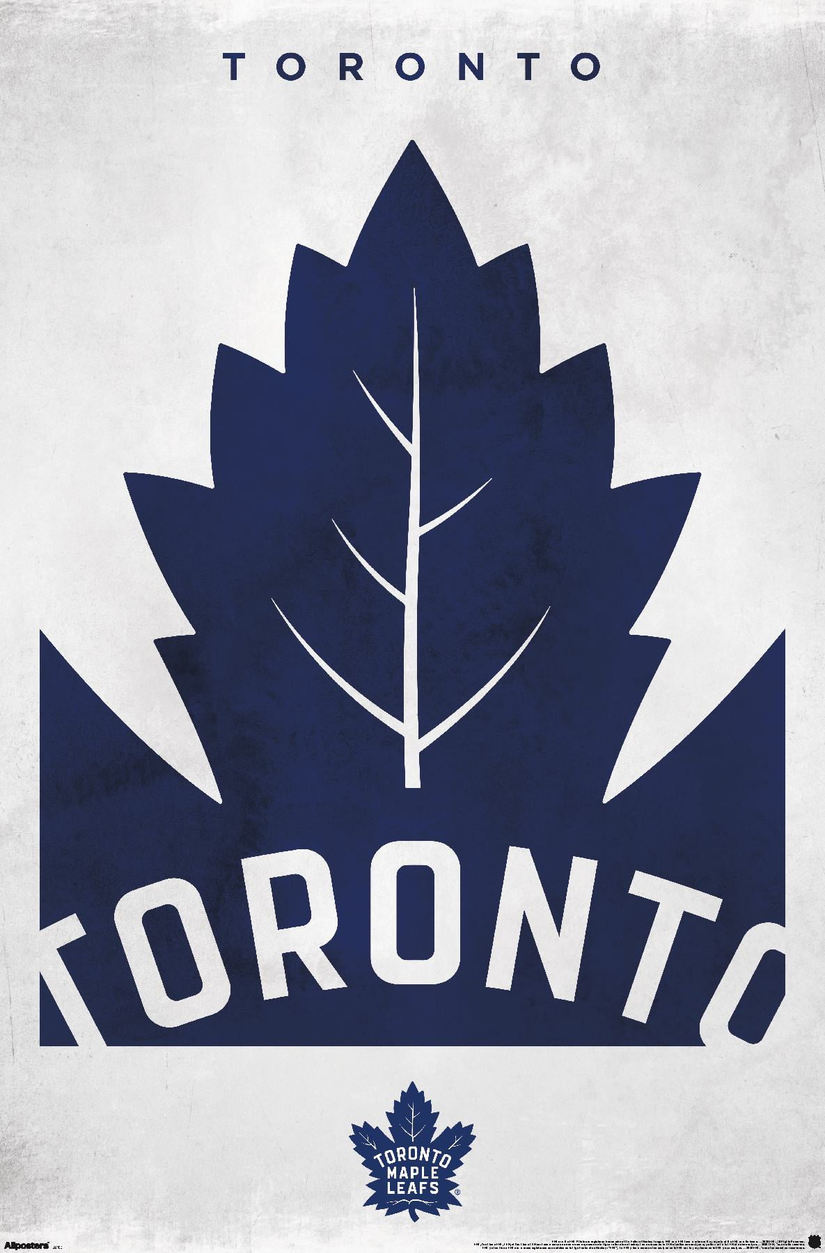 NHL Toronto Maple Leafs - Logo 25 Wall Poster, 22.375" x 34" - Walmart.com