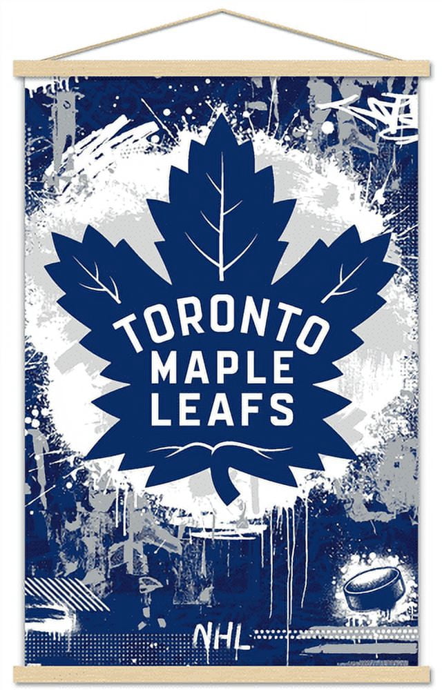 NHL Toronto Maple Leafs - Maximalist Logo 23 Wall Poster with Magnetic ...