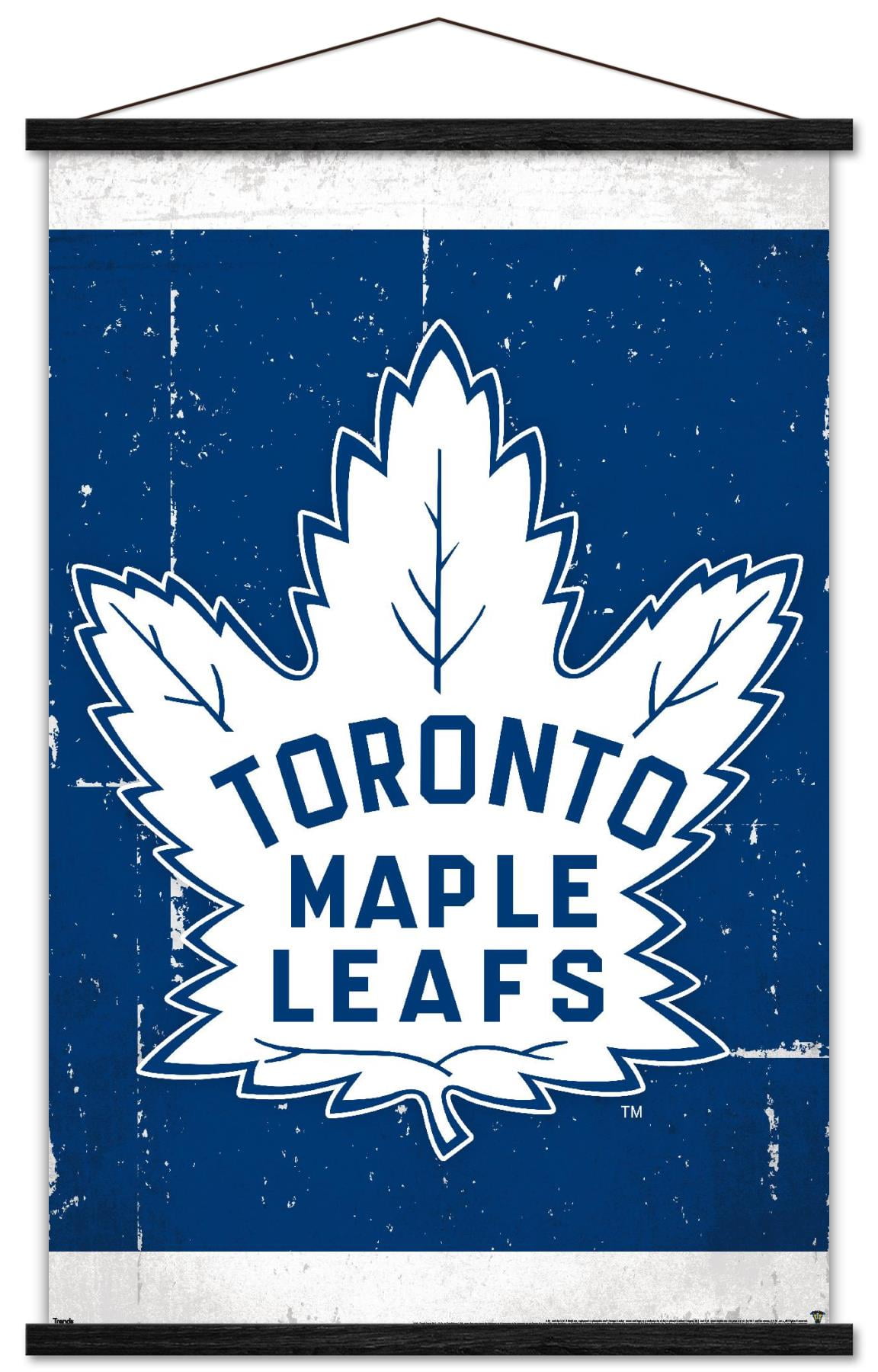NHL Toronto Maple Leafs - Retro Logo 16 Wall Poster with Magnetic Frame ...