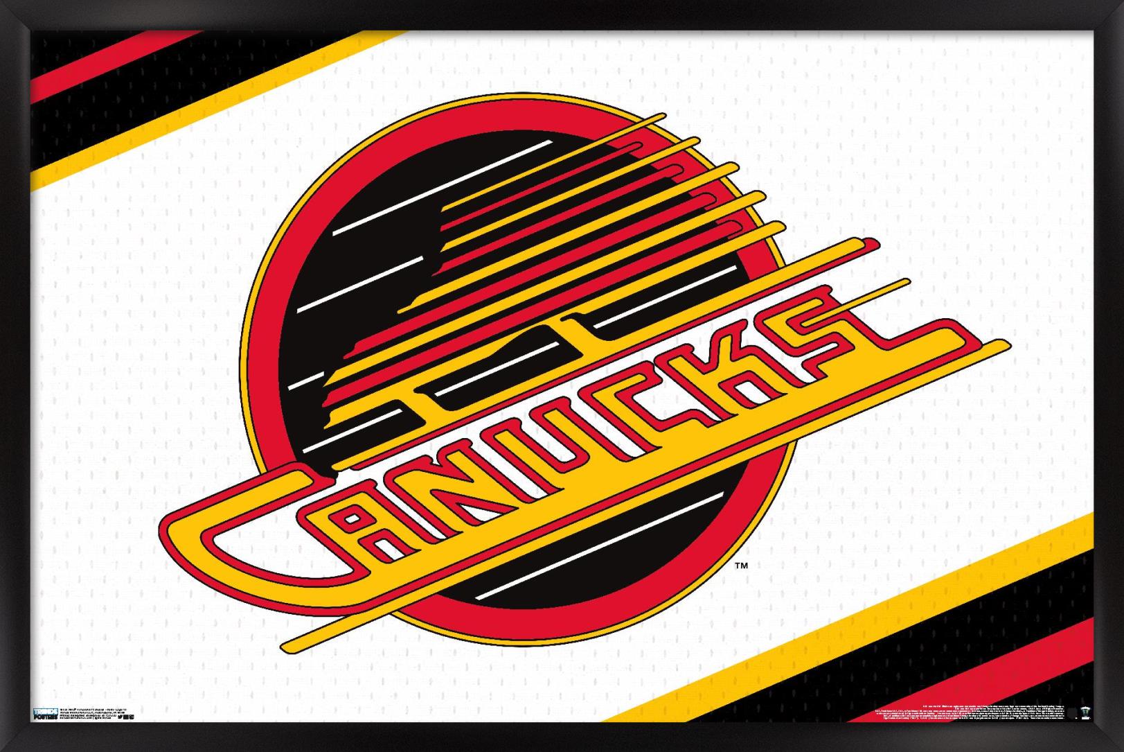 NHL Vancouver Canucks - Retro Logo 19 Wall Poster, 14.725" x 22.375 ...