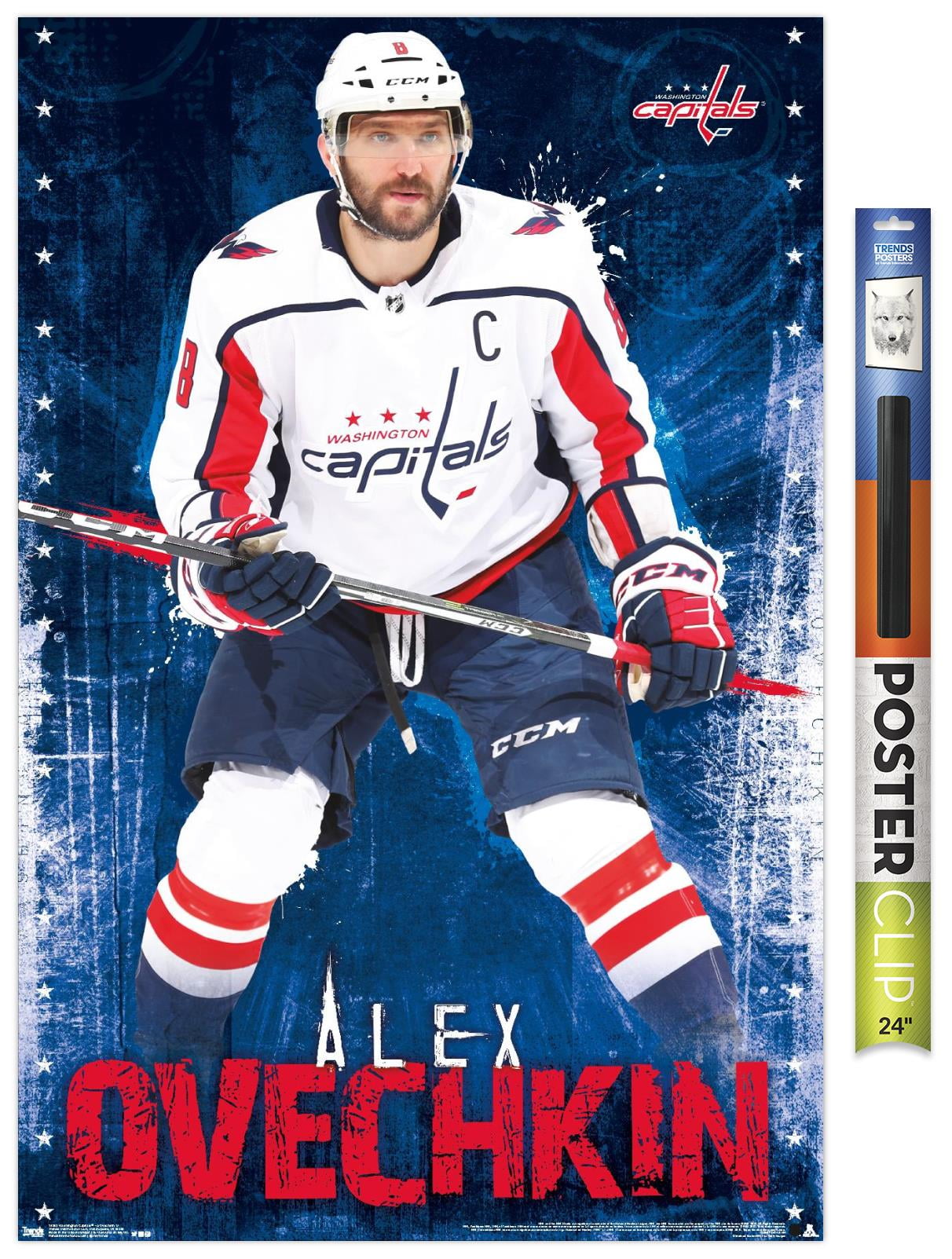 NHL Washington Capitals - Alex Ovechkin 17 Wall Poster, 22.375" x 34 ...