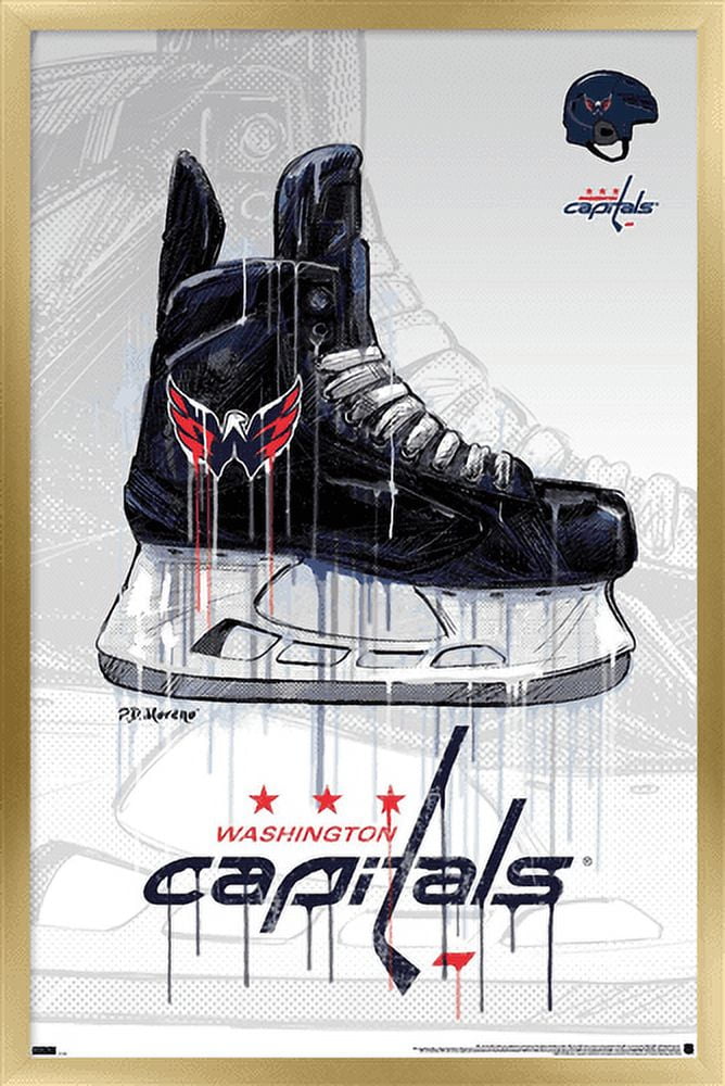 NHL Washington Capitals - Drip Skate 21 Wall Poster, 14.725" x 22.375 ...