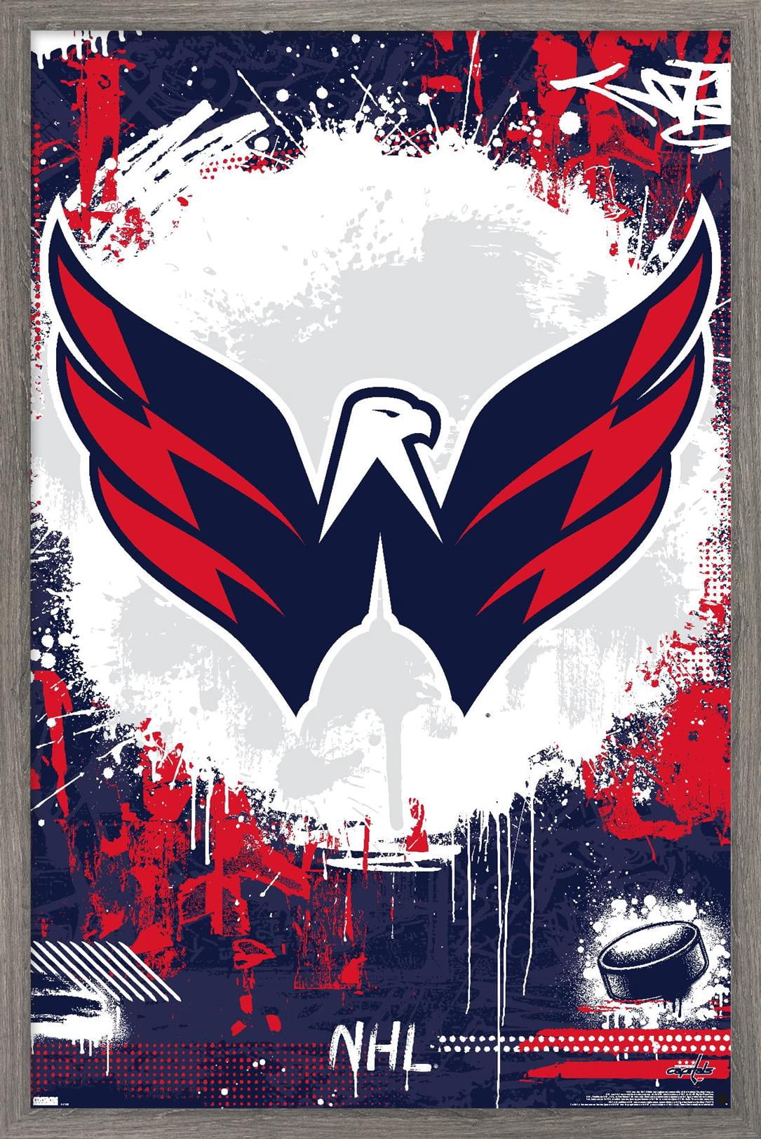 NHL Washington Capitals - Maximalist Logo 23 Wall Poster, 14.725" x 22. ...