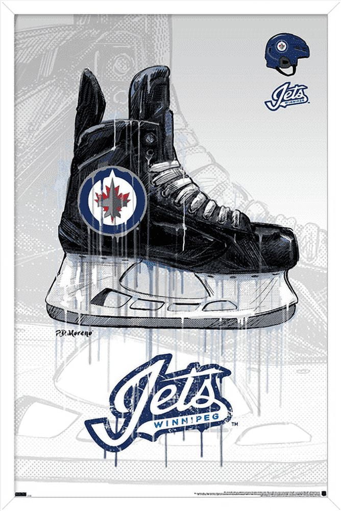 NHL Winnipeg Jets - Drip Skate 21 Wall Poster, 14.725" x 22.375 ...
