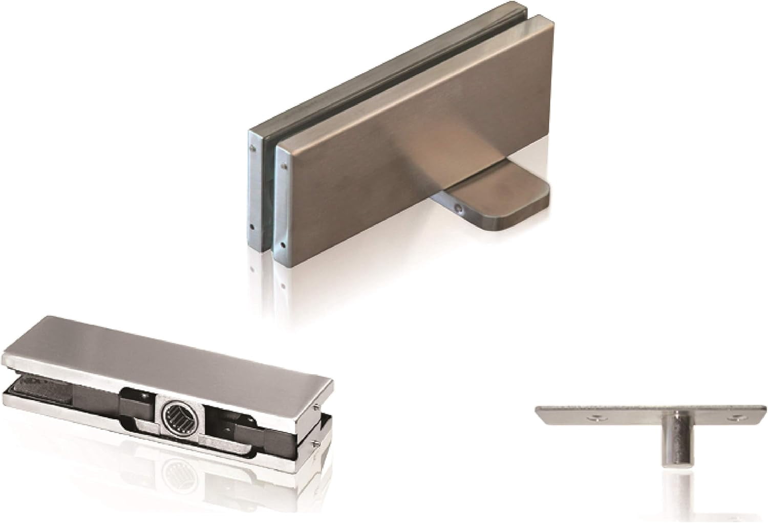 NHN Hydraulic Self Closing Pivot Door Closer (Hold Open) for Glass Door ...