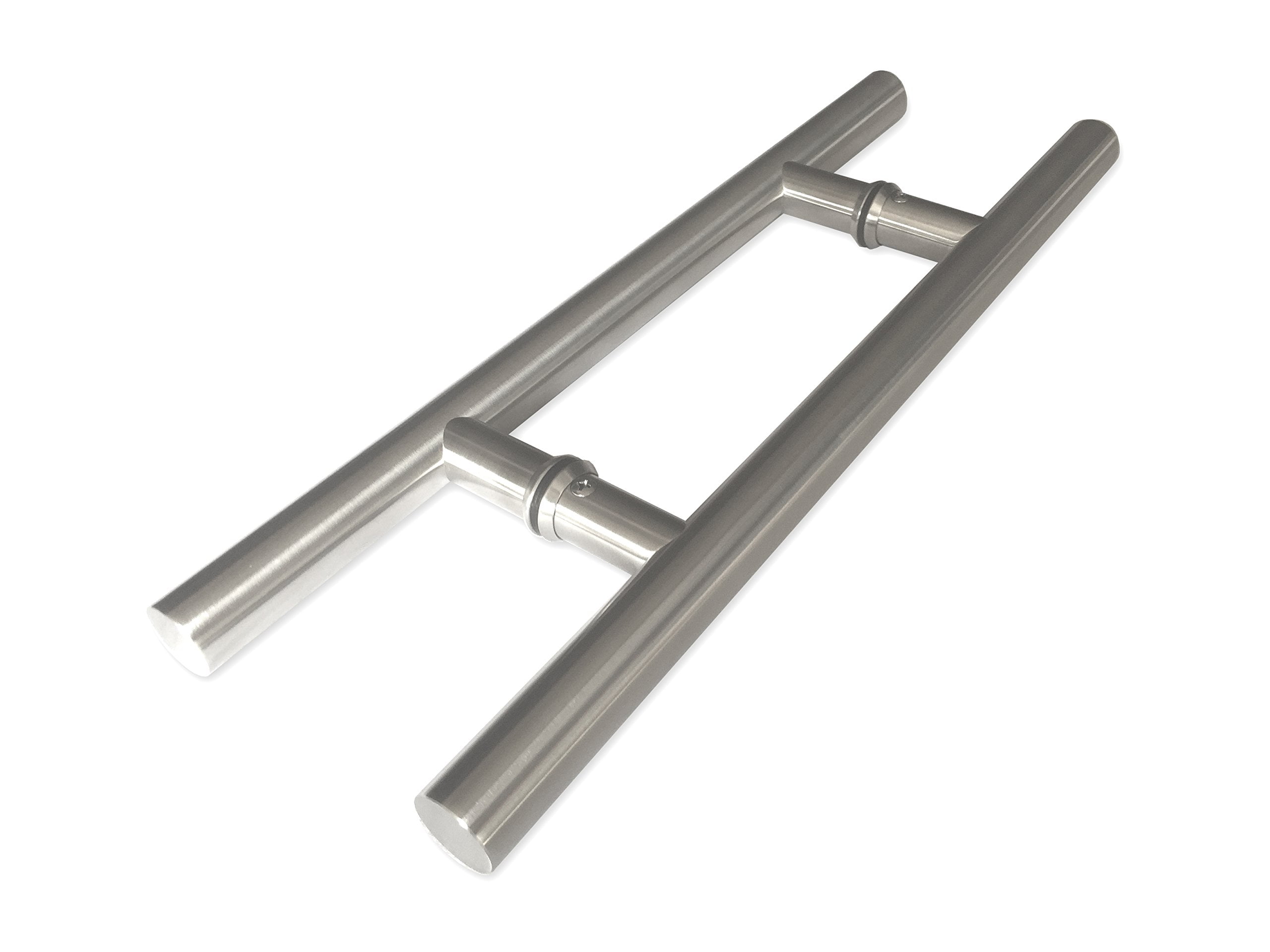NHN Modern & Contemporary Double-Sided Ladder Style Push-Pull Stainless ...