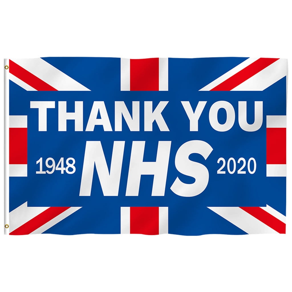 NHS Love Supports 90x150cm You NHS 2020 Banner Support Thank NHS Flag ...