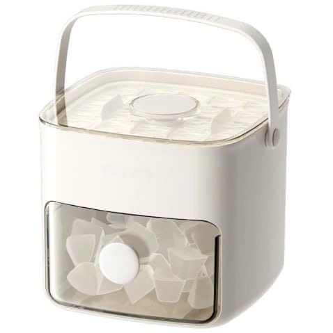 NHSK ENTERPRISE Double Layer Ice Box Ice Cube Tray Square Ice Maker ...