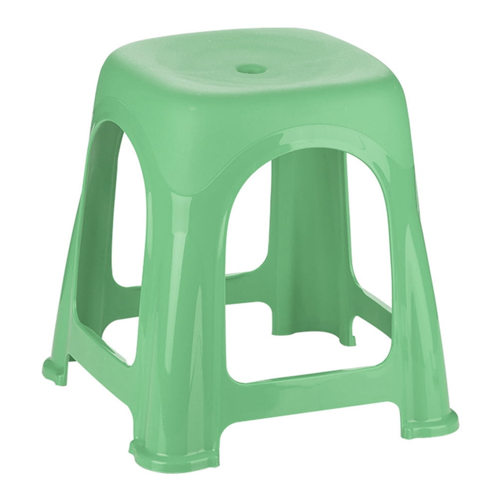 NHSemiQiXing Home Light Duty Plastic Stools 1pk (18in Height, Green ...