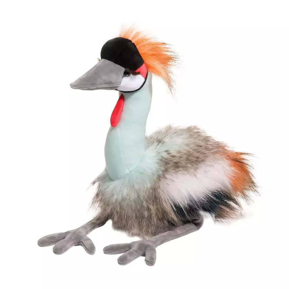 NIA the Plush AFRICAN CROWNED CRANE Stuffed Animal - Douglas Cuddle ...