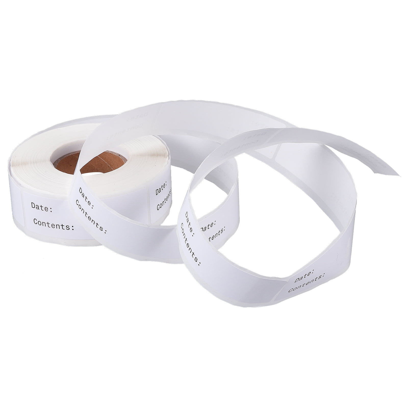 NIAIZEK White Writable Date Labels with Copperplate Material for Home ...