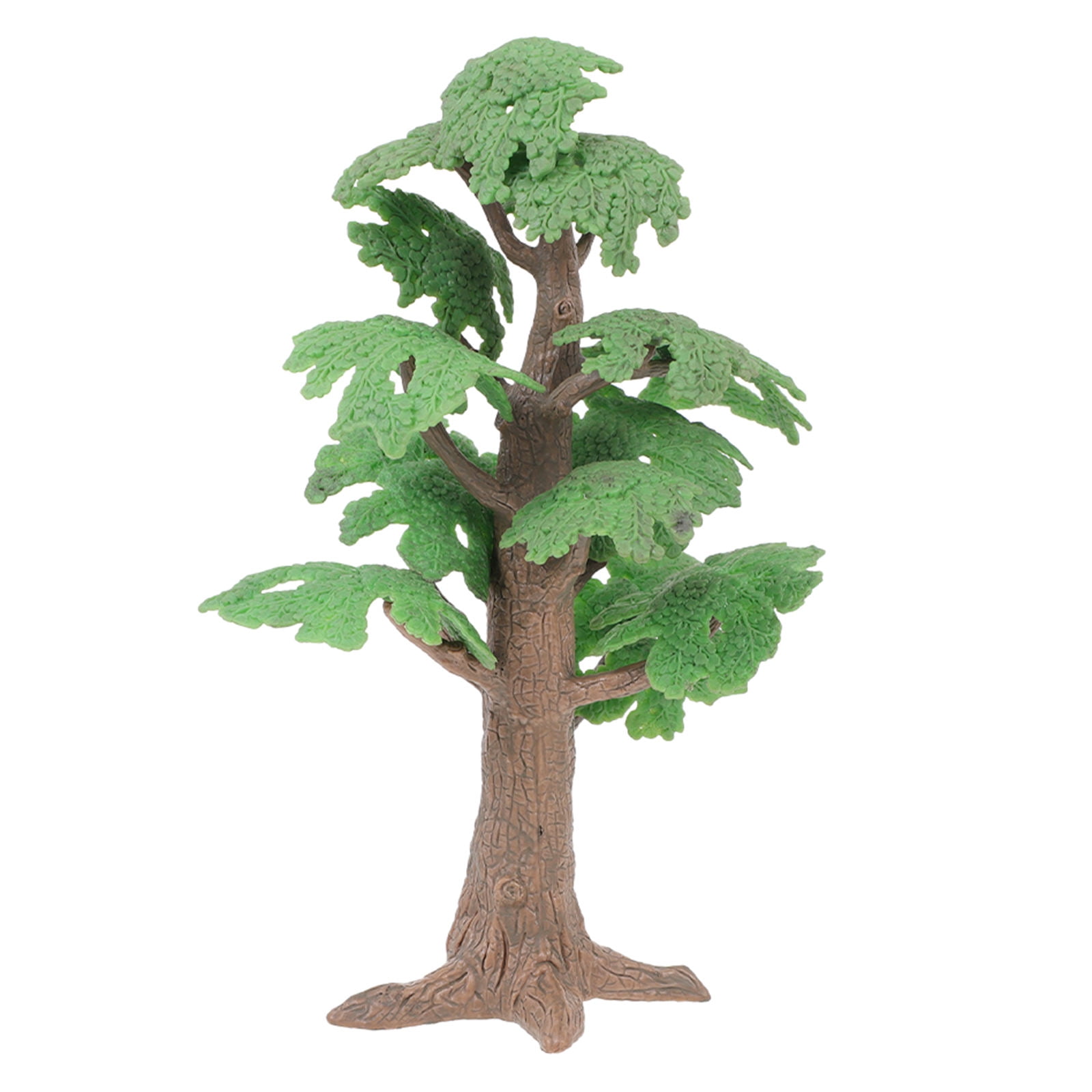 NIAIZEK 1 Set Simulation Tree Decoration Green Plastic Landscape Model Trees for Home Decoration ...
