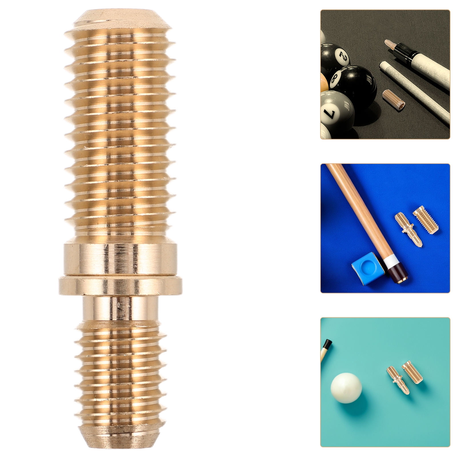 NIAIZEK Pool Cue Joint Brass Screws Set, Cylindrical Connector for ...