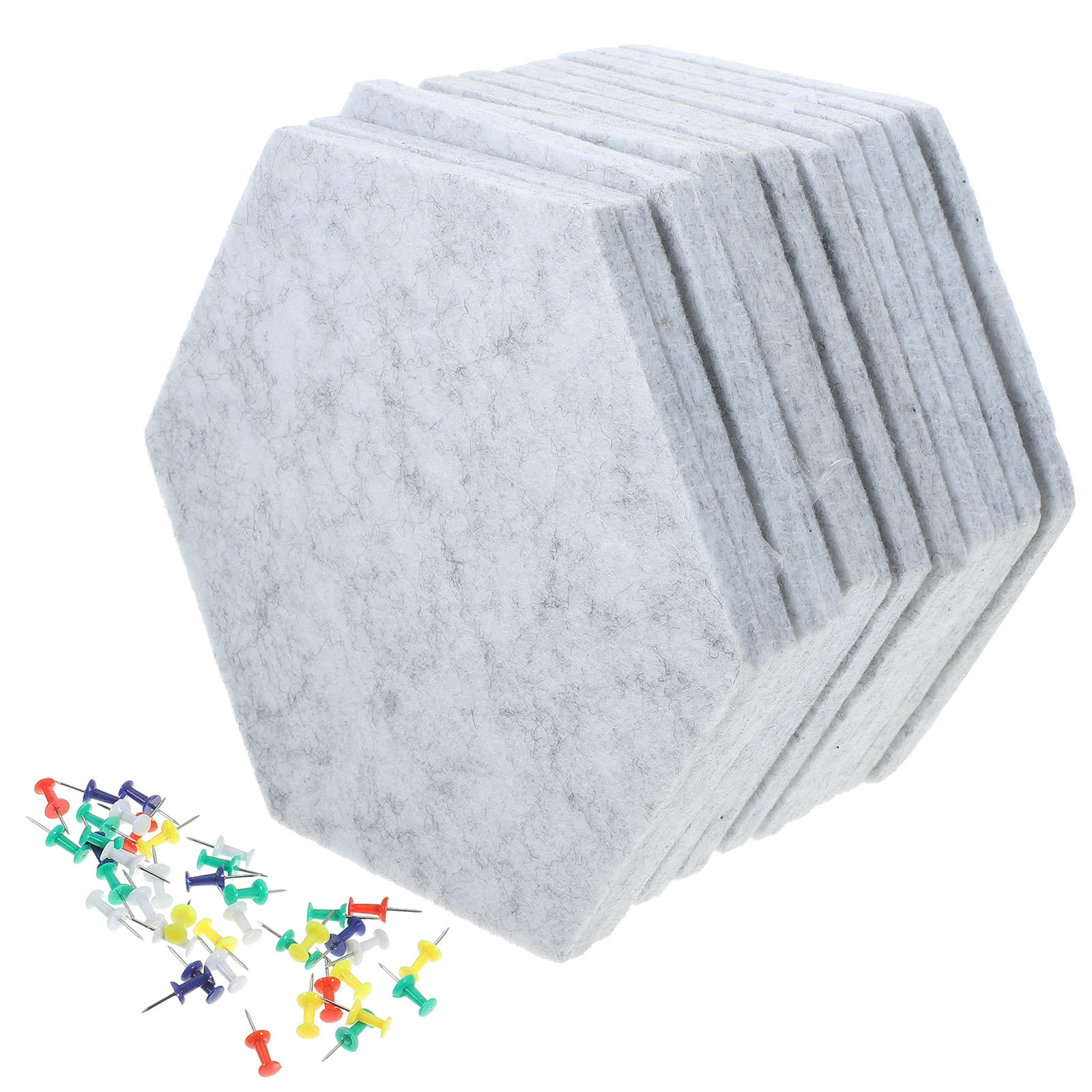 NIAIZEK 12-Piece Felt Bulletin Board Set for Wall Decor, Soundproof ...