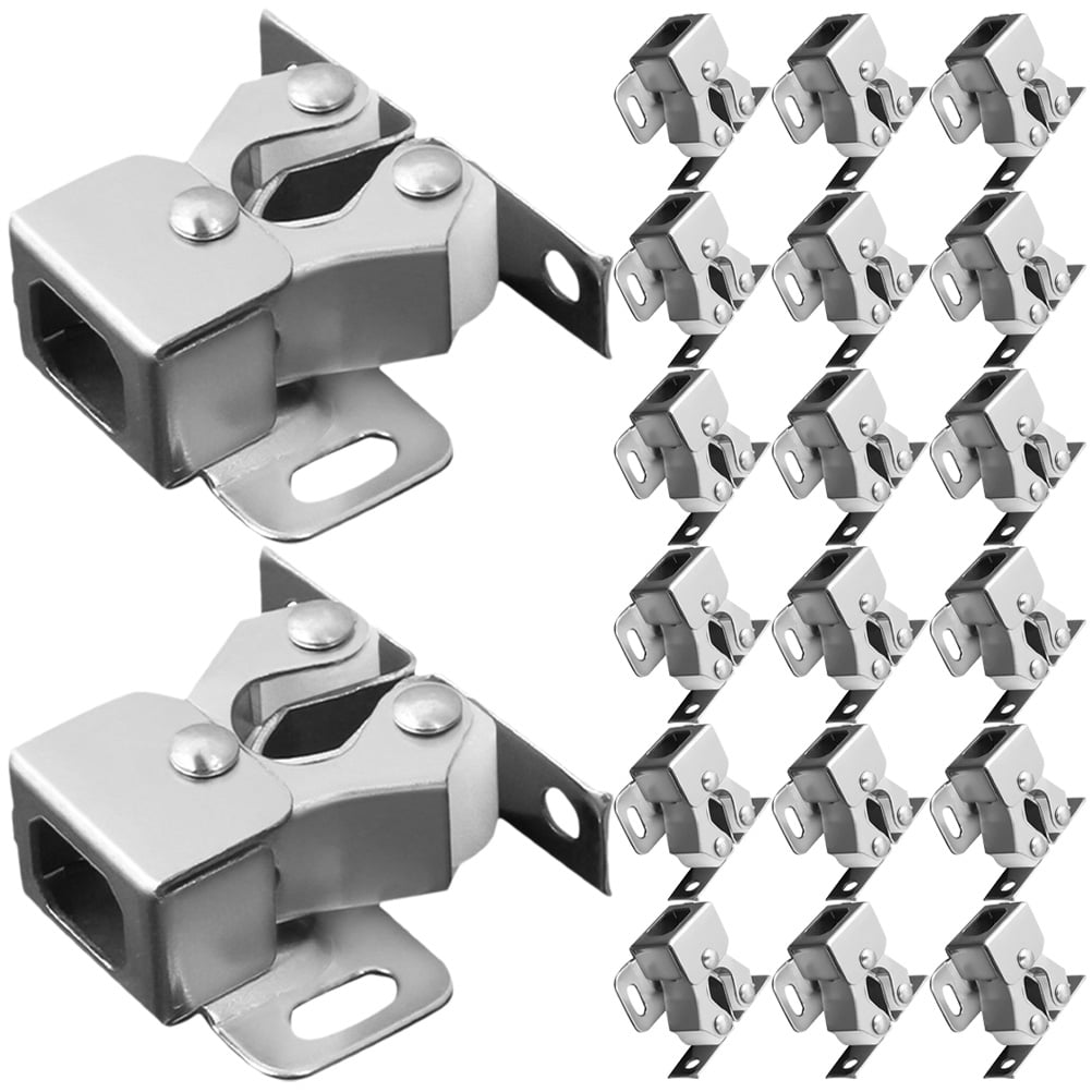 NIAIZEK 20Pcs Cabinet Latches and Catches Double Roller Catch Cold ...