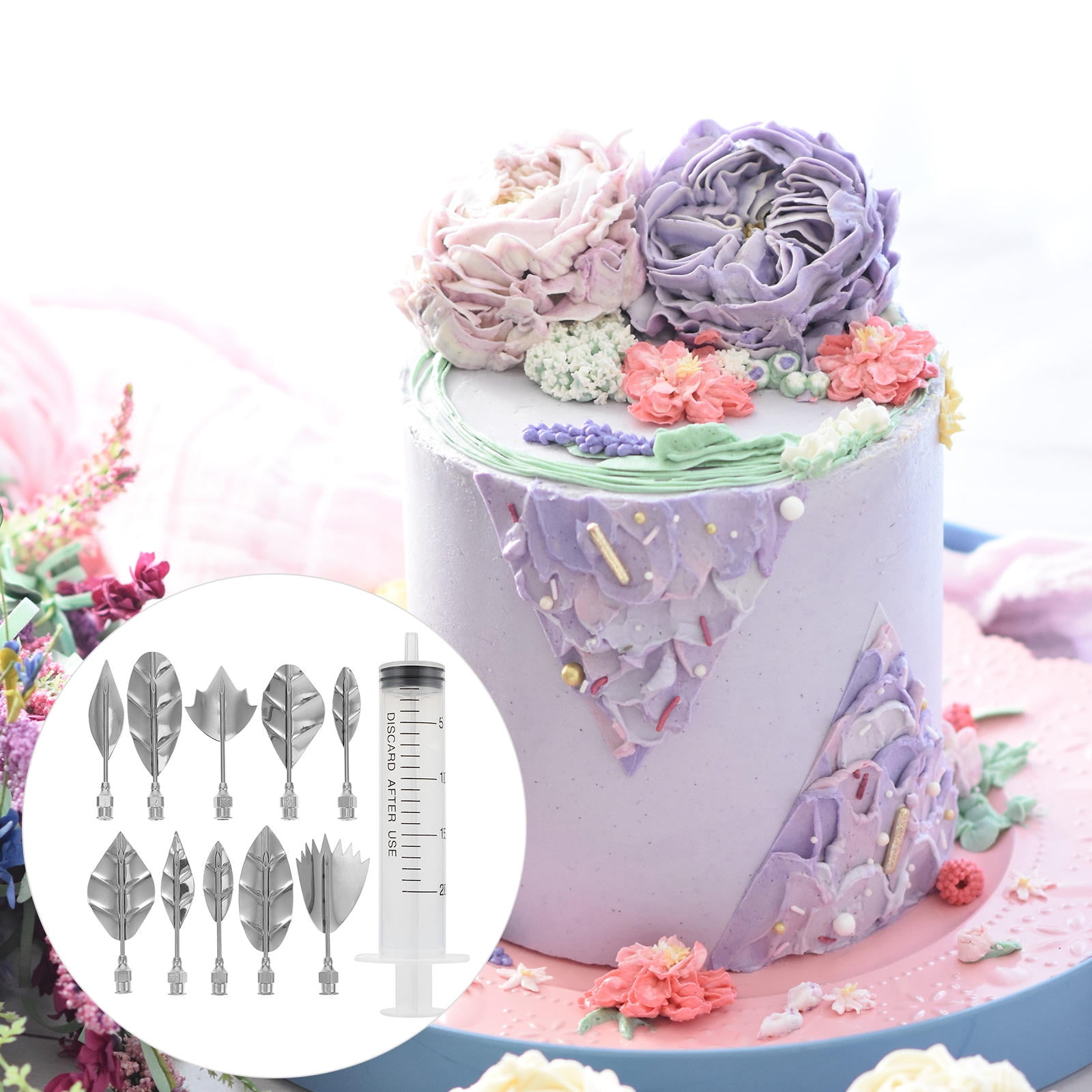 NIAIZEK 3D Jelly Cake Decorating Tool Set for Pudding, Pastry & Baking ...