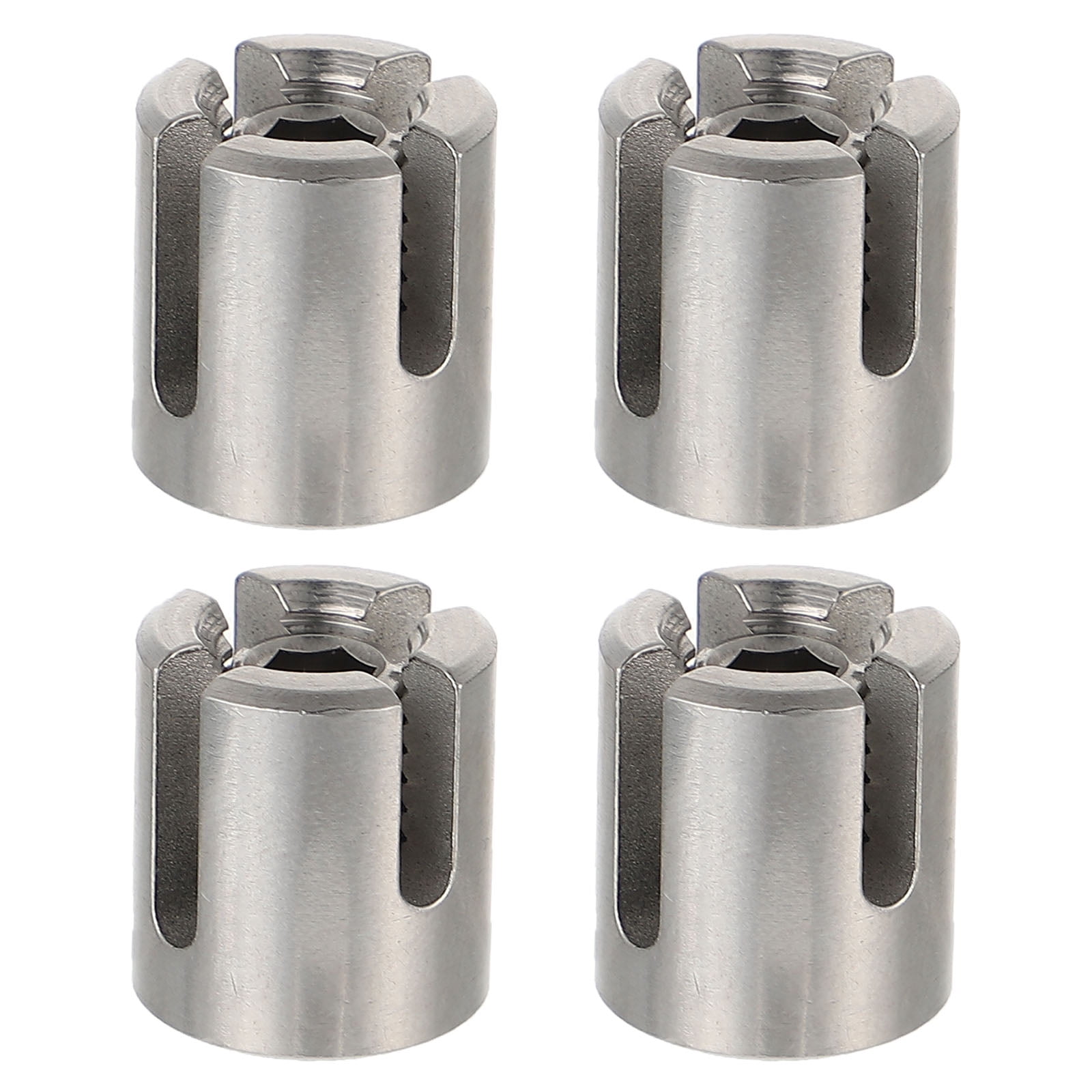 NIAIZEK 4Set Stainless Wire Rope Clip Silver Fixing for General Users ...