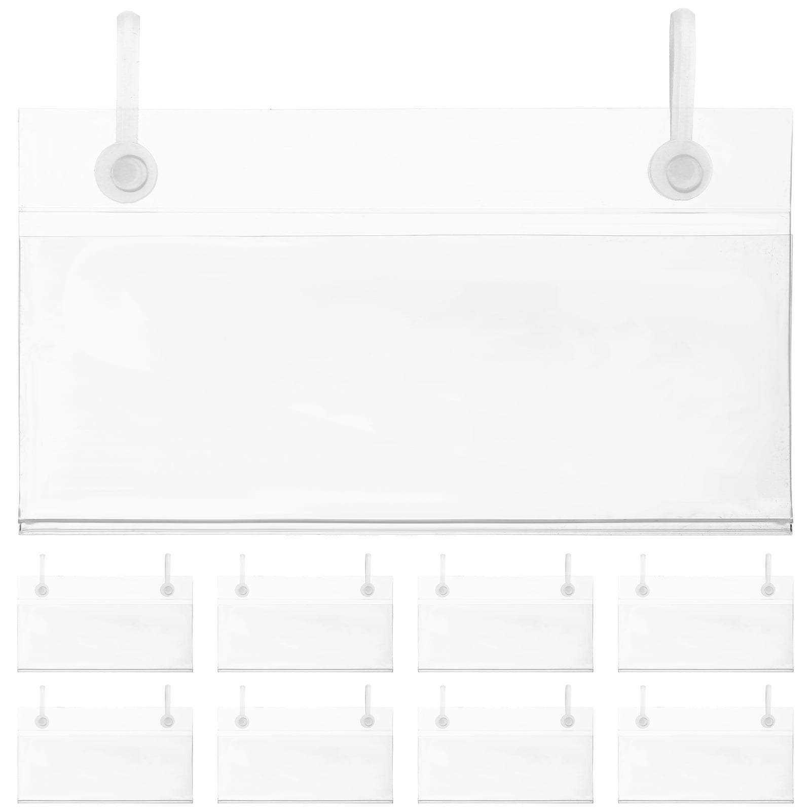 NIAIZEK 50Pcs White Merchandise Sign Holder for Retail Store with ...