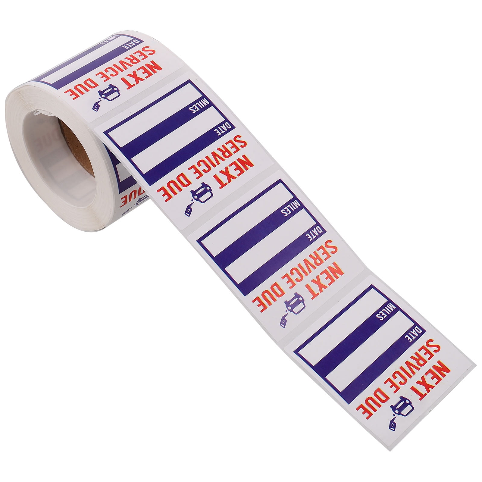 NIAIZEK Blue Car Oil Change Sticker Removable Service Reminder for Easy ...